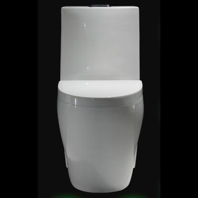 Cina Il cassettone prolungato di un pezzo della toilette di basso profilo completamente ha lustrato il sifone Jet Flush in vendita
