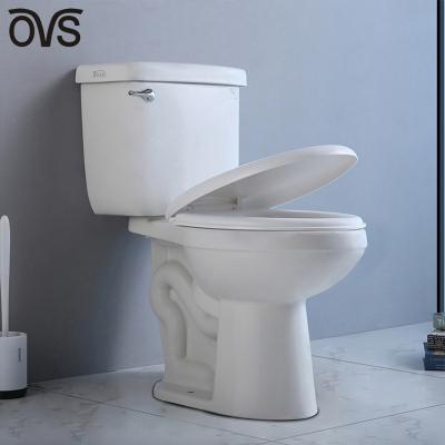 China 2 Piece Commode Right Height Toilet American Standard For Public Washdown for sale