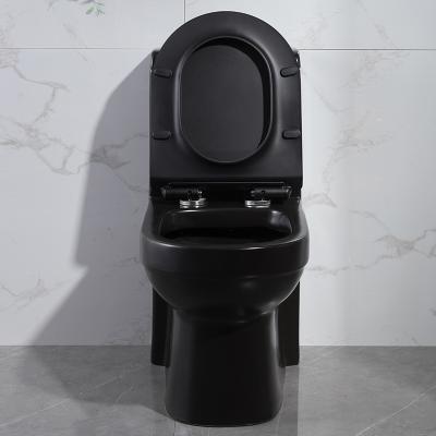 Cina Sifone prolungato di un pezzo nero Jet Toilet Flushing Systems di Gpf delle toilette 1,6 in vendita