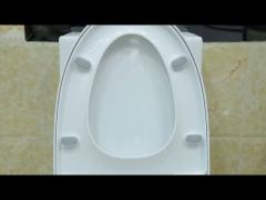 12 Zoll rau in runder Verdoppelungspültoilette Siphonic rollt s-BlockierwC