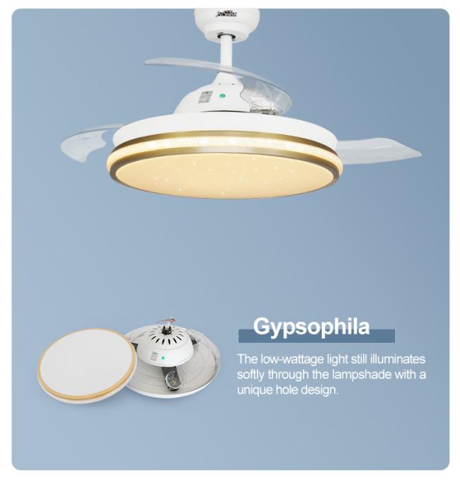 retractable ceiling fan