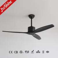 China Sleek and Stylish Solid Wood Ceiling Fan Powered by DC Motor with Remote Control for sale