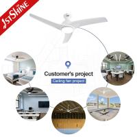 China CE Decorative Energy Saving Flush Mount Ceiling Fan With LED Light Remote Control for sale