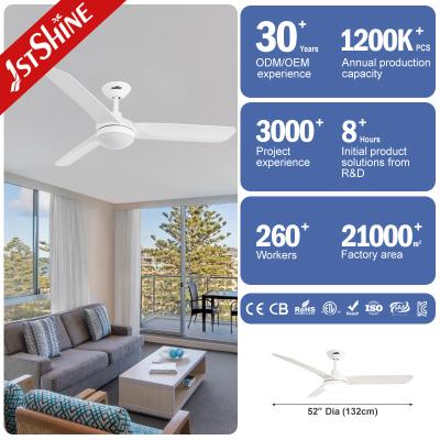 China 3 Blades 3 Speed Reversible Remote Control Modern Ceiling Fan For Bedroom for sale