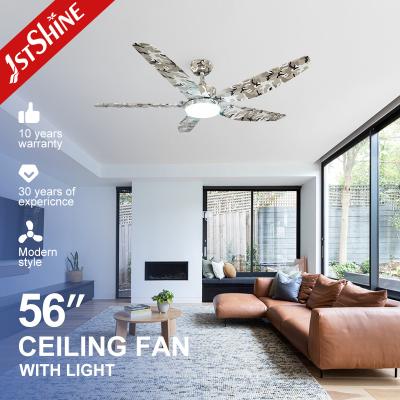 China High Speed low noise Led Plastic Ceiling Fan Dc Motor Camouflage Color for sale