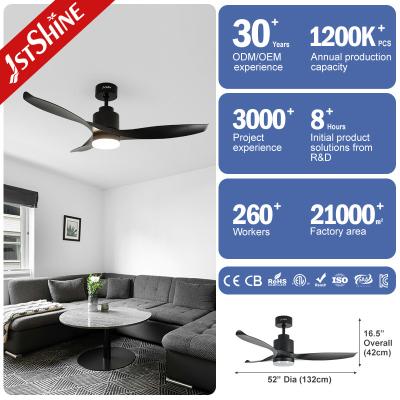 China Plastic DC Motor Save Energy Ceiling Fan Lights With 6 Speed Remote Control for sale