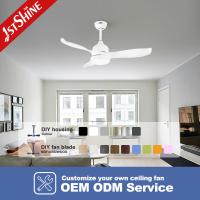 China OEM ABS Blades Remote Control Reversible Motor Ceiling Fan With Light for sale
