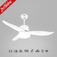 China Modern Indoor Plastic Ceiling Fan With Light And Remote Control 3 Speed for sale
