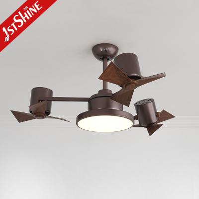 Cina Pale di plastica del motore a corrente alternata di Dimmable LED dell'ABS moderno a 44 pollici del ventilatore da soffitto in vendita