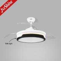 China Modern Retractable DC 65W Smart Ceiling Fan Light Dimmable 6 Speed for sale