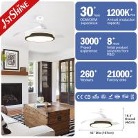 China Modern Retractable DC 65W Smart Ceiling Fan Light Dimmable 6 Speed for sale