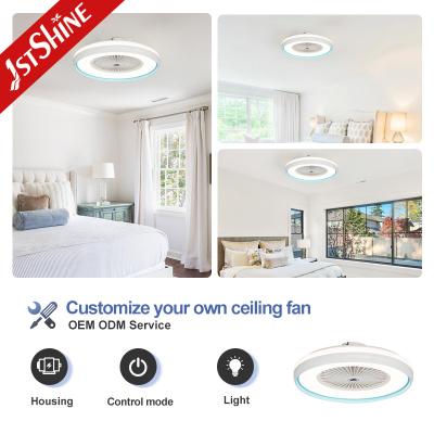 Cina Ventilatore da soffitto per camera da letto OEM 6500K con luce, motore DC da 24 pollici, 6 velocità in vendita