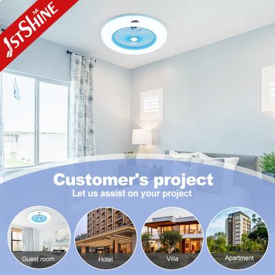 China Copper Motor 220V Bedroom Ceiling Fan Light 24 Inch With Box Fan for sale