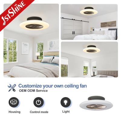 China Low Profile 24 Inch Bladeless LED Ceiling Fan For Kids Bedroom for sale