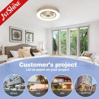 China 5 PC Blades Indoor Dimmable LED Ceiling Fan With Remote Control Switch for sale