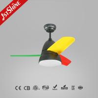 China Bedroom Brushless Dimmable LED Ceiling Fan With Remote RoHS Certification for sale