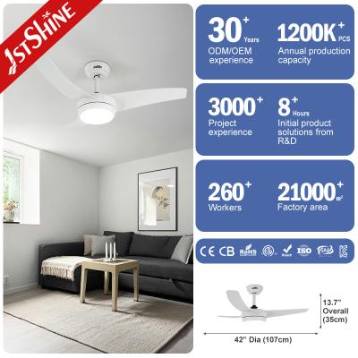 China 6 Speed Remote Control Small LED Ceiling Fan , Modern Ceiling Fan For Bedroom for sale