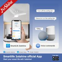 China 6 Speed Remote Control Small LED Ceiling Fan , Modern Ceiling Fan For Bedroom for sale