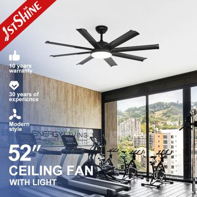 China Lumière de ventilateur de plafond noir avec puissance élevée de 110V for sale