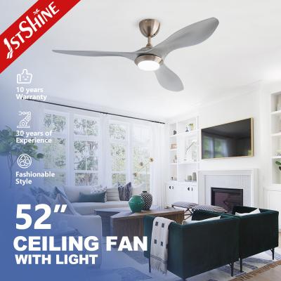 China Moderner Deckenventilator mit 6-Geschwindigkeits-Fernbedienung und dimmbarer LED-Leuchte for sale