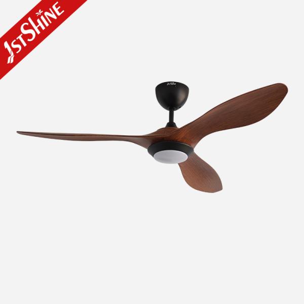 Indoor DC Ceiling Fan With Light 3 ABS Blade Lower Noise for school