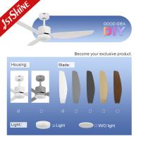 China DC Ceiling Fan With Remote Control Plastic Blades High-Speed for sale