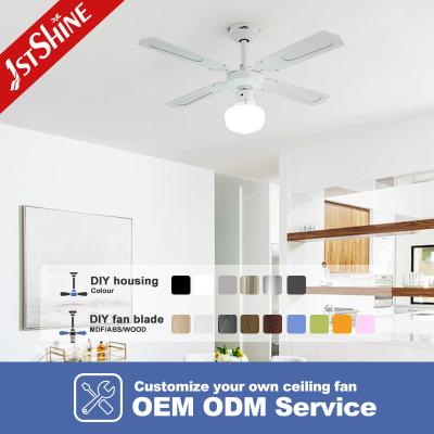 Cina CCC ROHS Ventilatore di soffitto a lame metalliche bianche 40 pollici Classic 6 velocità in vendita