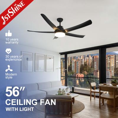 China 38W 56 Inch Large Air Volume Noiseless Ceiling Fan With Light 6 Speed Choice for sale