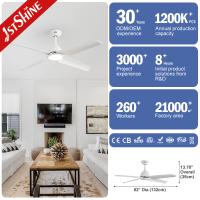 China Energy-Saving Dimmable LED Ceiling Fan with Remote Control for Cooling and Lighting for sale