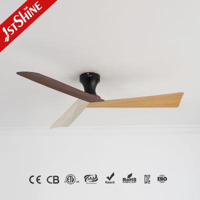 China Multi Color Plastic Ceiling Fan With DC Motor No Light remote control include for sale