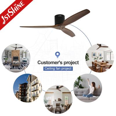 China DC Motor Ceiling Fan With Remote Control Energy Saving For Low Ceiling for sale