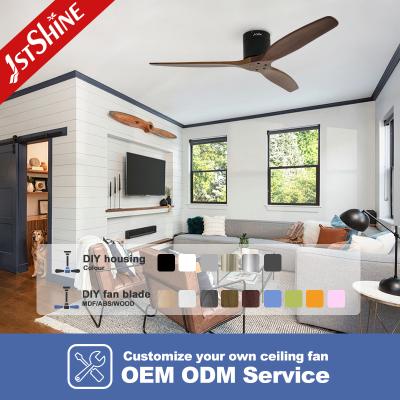 China DC Motor Ceiling Fan With Remote Control Energy Saving For Low Ceiling for sale