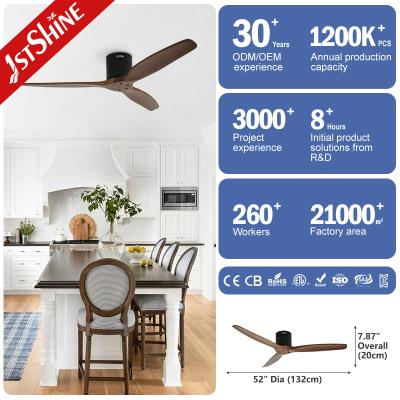 China DC Motor Ceiling Fan With Remote Control Energy Saving For Low Ceiling for sale