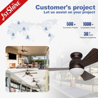 China Modern 42” Ceiling Fan with Light Compact and Elegant Design for sale