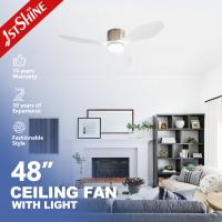 China 48 Inches Dual-Function Plastic Ceiling Fan with Remote Control and Optional LED Light Kit for sale