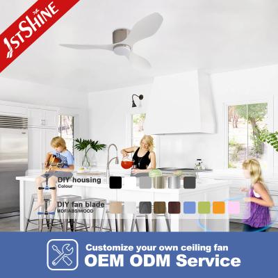 China Modern Ceiling Fan 48'' Plastic Blades DC Motor Dual-Function Model with Optional Light Kit for sale