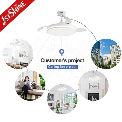 Cina Ventilatore da soffitto invisibile da 42 pollici con luce stellata - Design elegante e moderno in vendita