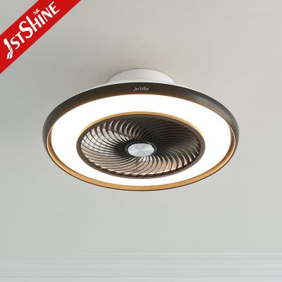 China 22 Inch Modern Flush Mount Ceiling Fan with LED Light – Compact, Quiet, and Stylish for sale