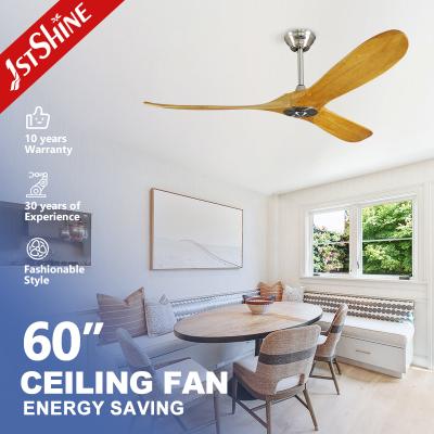 China 60 Inch Decorative Ceiling Fan with DC Motor and Remote Control for Large Spaces for sale