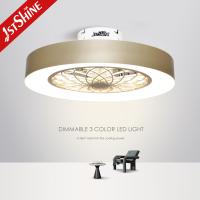 China 5 PC Blades Indoor Dimmable LED Ceiling Fan With Remote Control Switch for sale