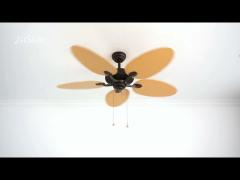 52 Inch Large Airflow Low Noise 5 Blades Energy Saving Decorative Ceiling Fan