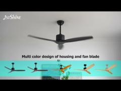 Sleek And Stylish Solid Wood Ceiling Fan With Dc Motor
