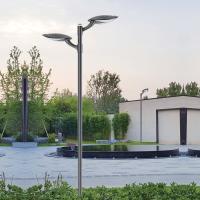 China 4m Octagonal Galvanised Street Light Pole With Double Arm Brackets for sale