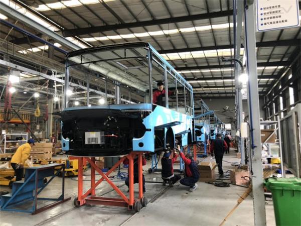7m Transport Public Electric Mini Buses LHD Driving Mileage 200km