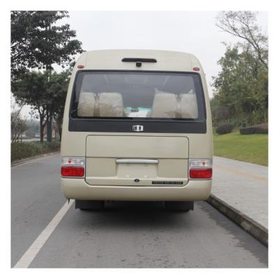 China 7m 26 Seater Coaster Buses Yuchai Engine Mini Shuttle Bus for sale
