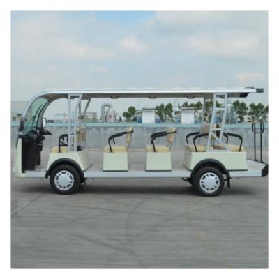 China 14 Seats Electric Sightseeing Bus 72v Lithium Battery Custom Golf Carts For Park for sale