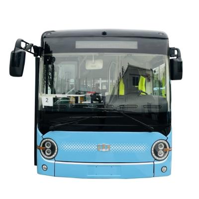 China 6m elektrische minibussen openbaar vervoer bus 14 zitplaatsen met airconditioning. Te koop