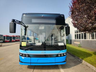 China 7.5m Mini City Bus 18 Seater Battery Powered Electric Vehicle for sale