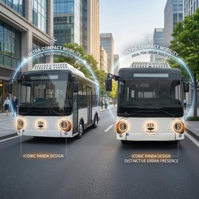 China 14 seater Electric Mini Buses Zero emission minibus ev bus 69km/h. for sale