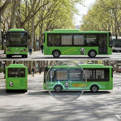 China 6m Pure Electric Bus EV Mini Bus 16 Seats Driving Range 180km. for sale